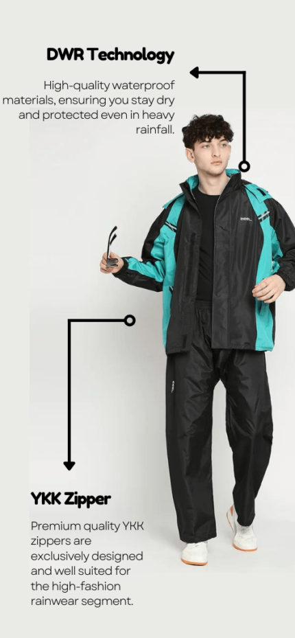 Stylish Waterproof Raincoat- JS508 | NZ Seasonalwear
